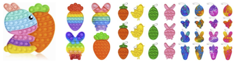 Free Printable Easter Pop It Fidget Gift - Lemon and Kiwi Designs