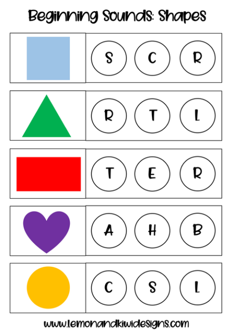 Beginning Sounds and Phonics Do-A-Dot Printables - Lemon and Kiwi Designs
