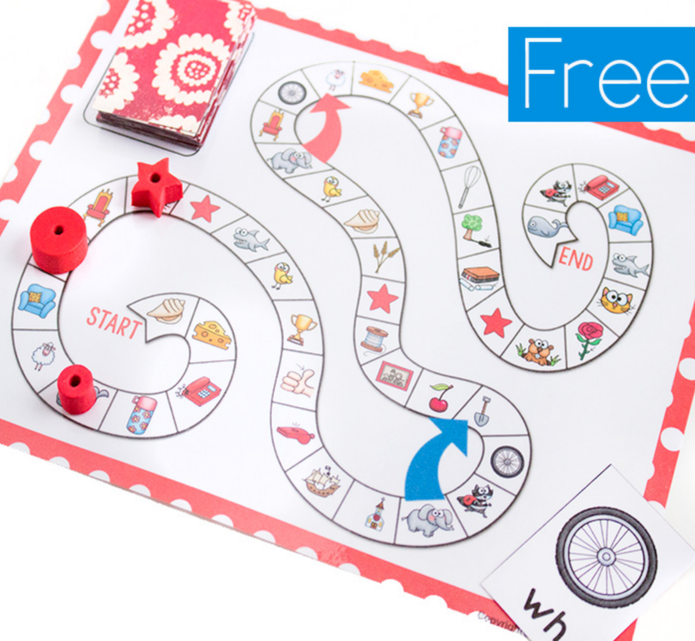 11 Free Printable Literacy Board Games for Kids - Lemon and Kiwi Designs