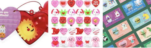 Valentine’s Squishy Toy Gift Favor Tags - Lemon and Kiwi Designs